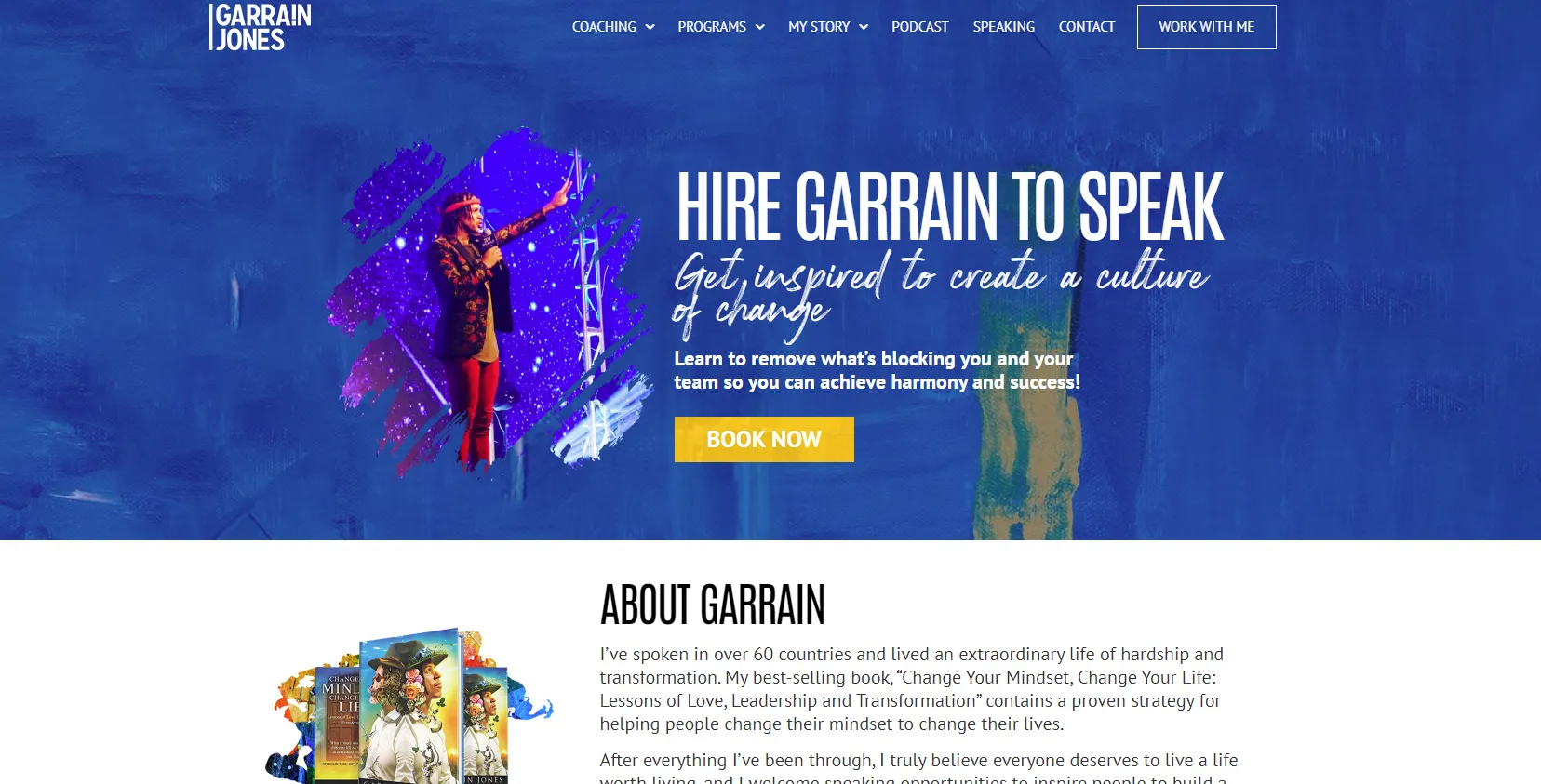 Speaking - Garrain Jones